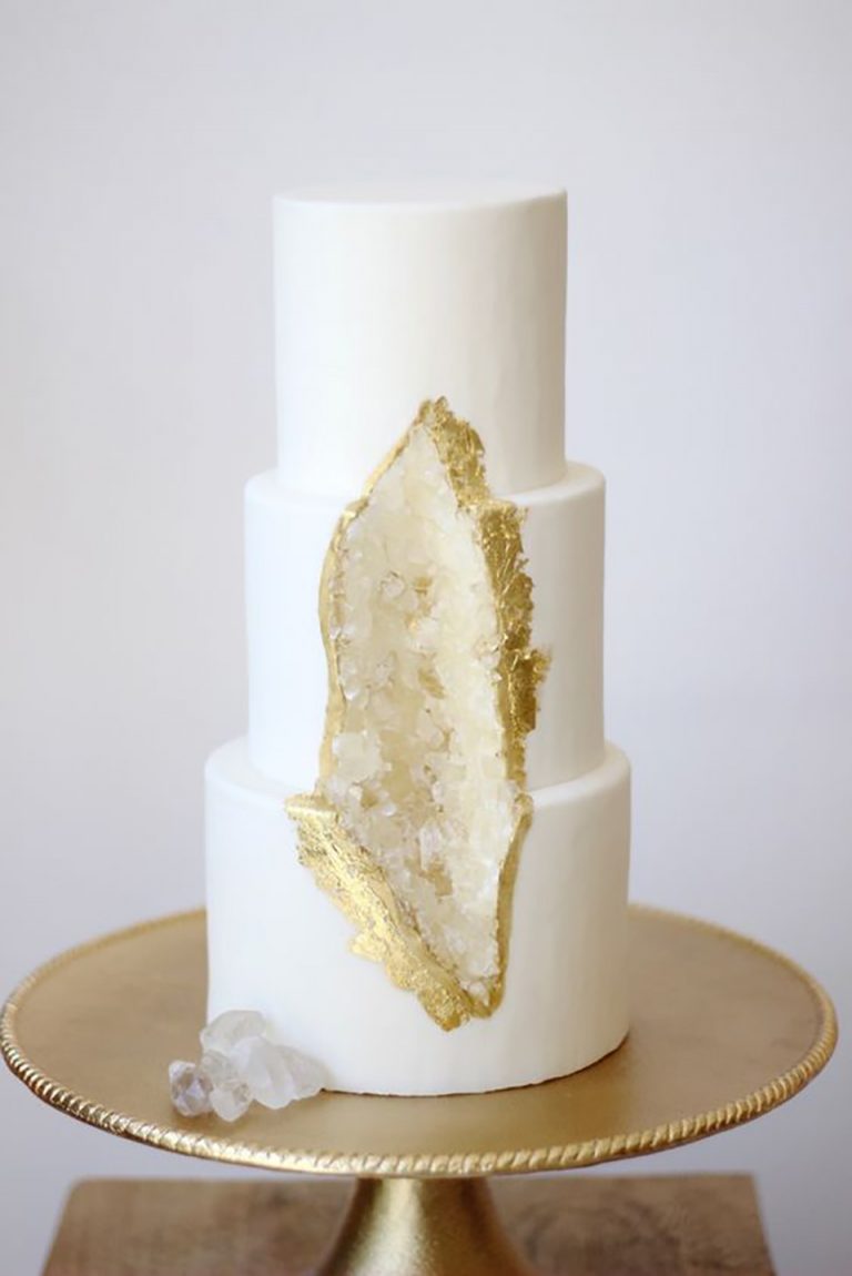 Geode Wedding Cake - O bolo perfeito para diversas bodas